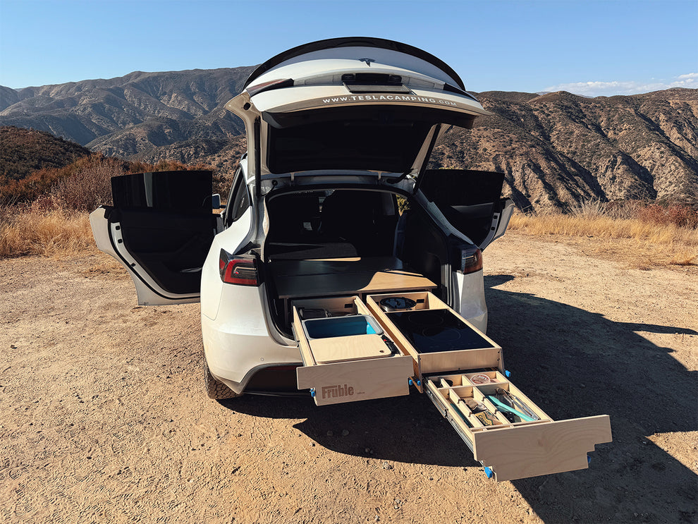 Tesla Model Y Camper Kit Expedition | Max Storage System – Fruble